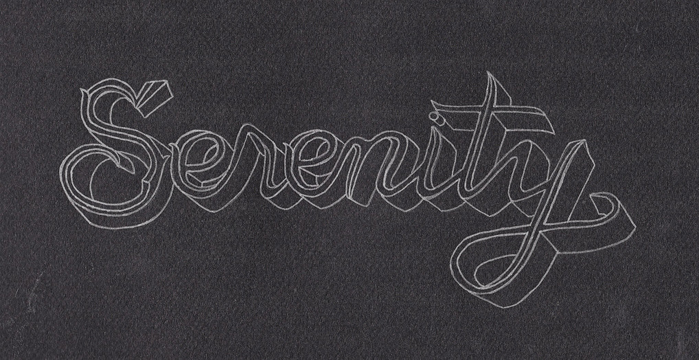 ArtStation - Serenity Lettering