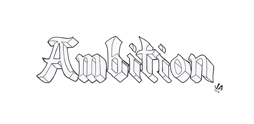 ArtStation - Ambition Pen and Ink