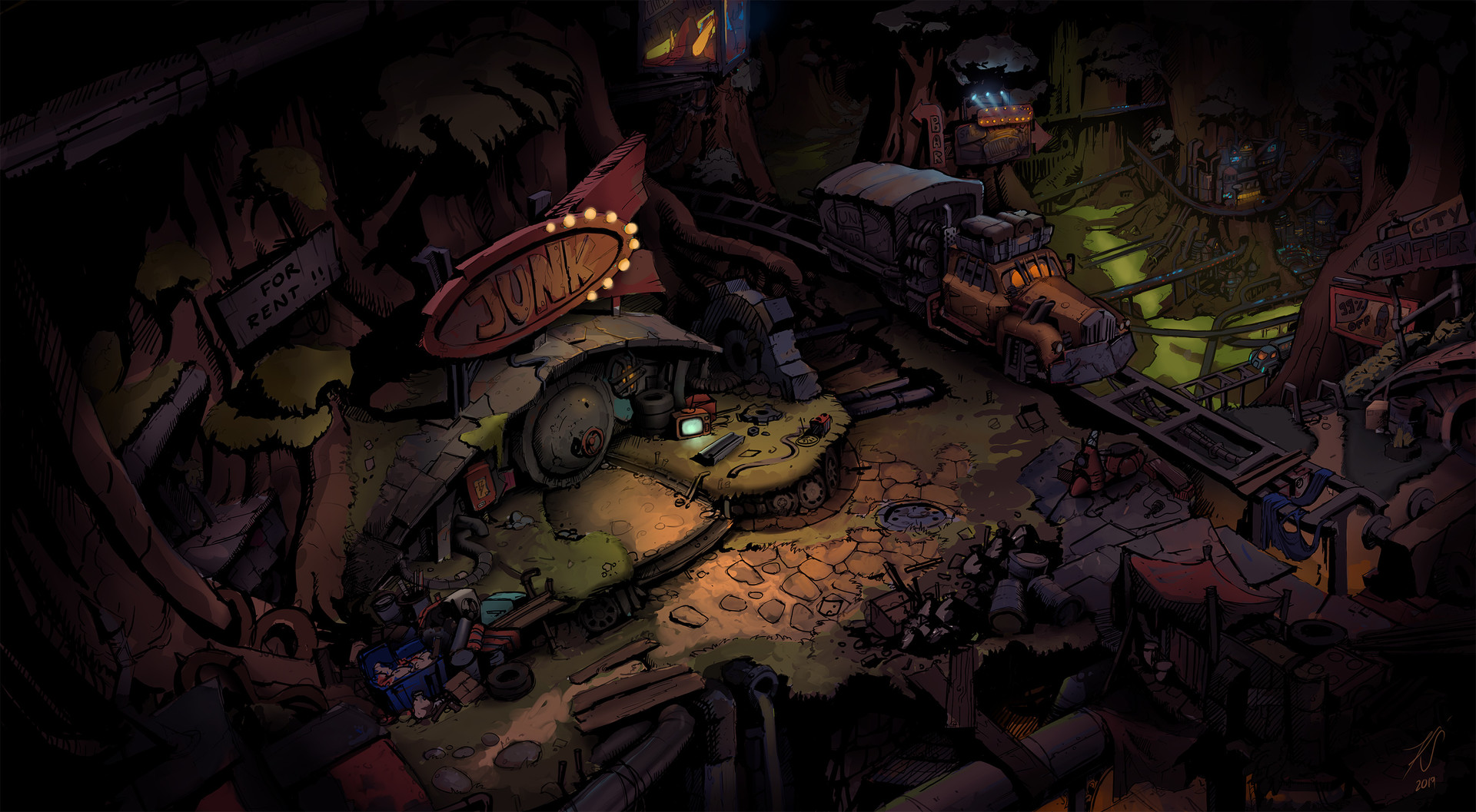 ArtStation - Junk Town