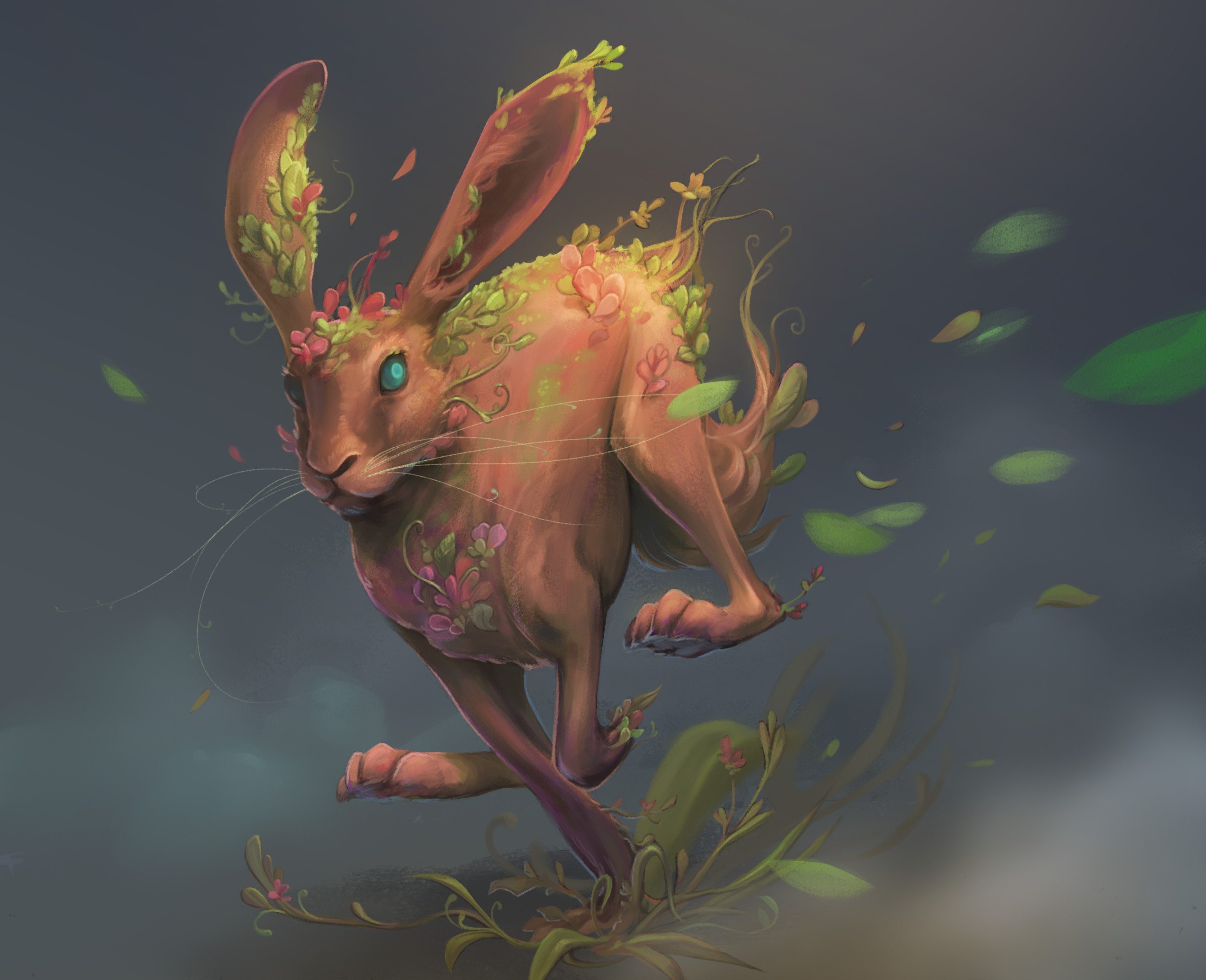 Earth Hare by Barbora Kovacova : r/ZodiacArt