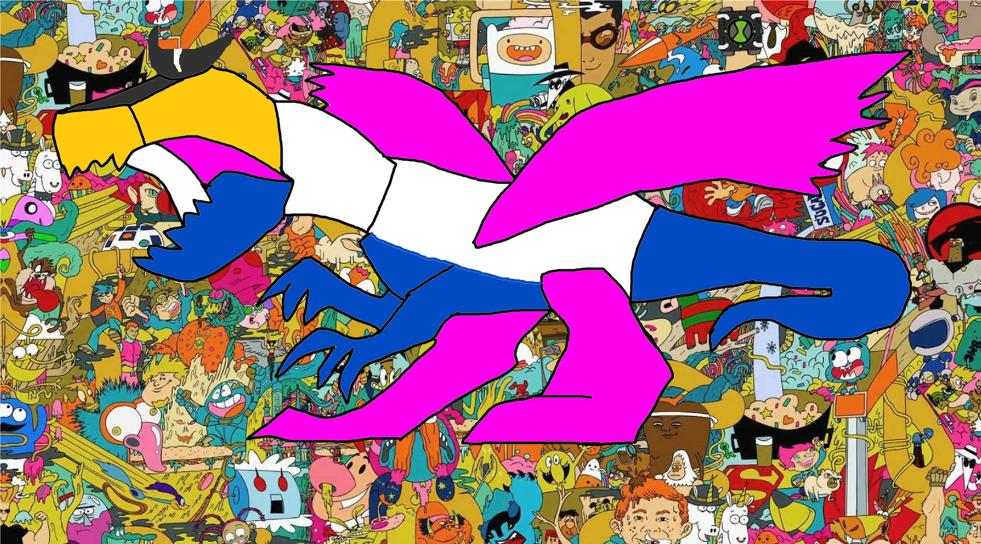 ArtStation - CYBER ANGLE RISE OF CARTTON NETWORK