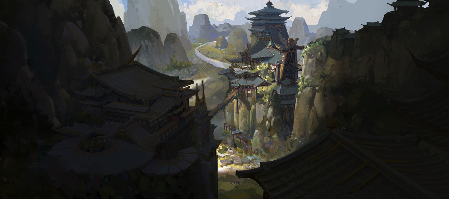 ArtStation - Samurai‘s mountain