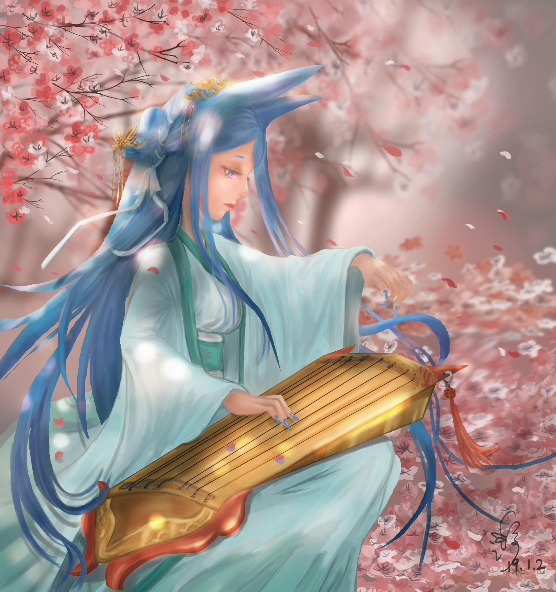 ArtStation - Original Character Nine-tailed fox