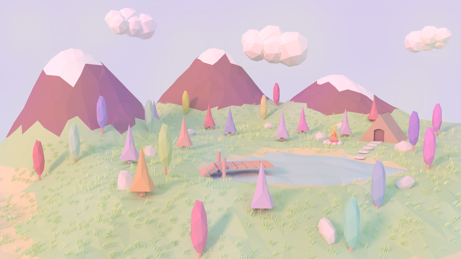 ReSteel - Landscape Lowpoly