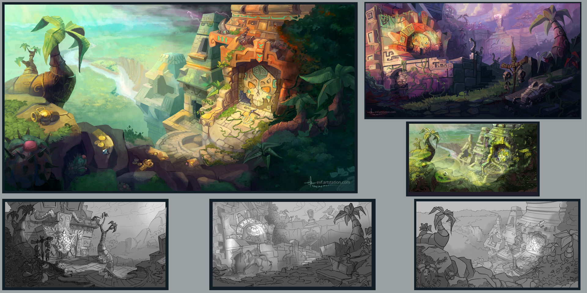 ArtStation - Desecrated Temple