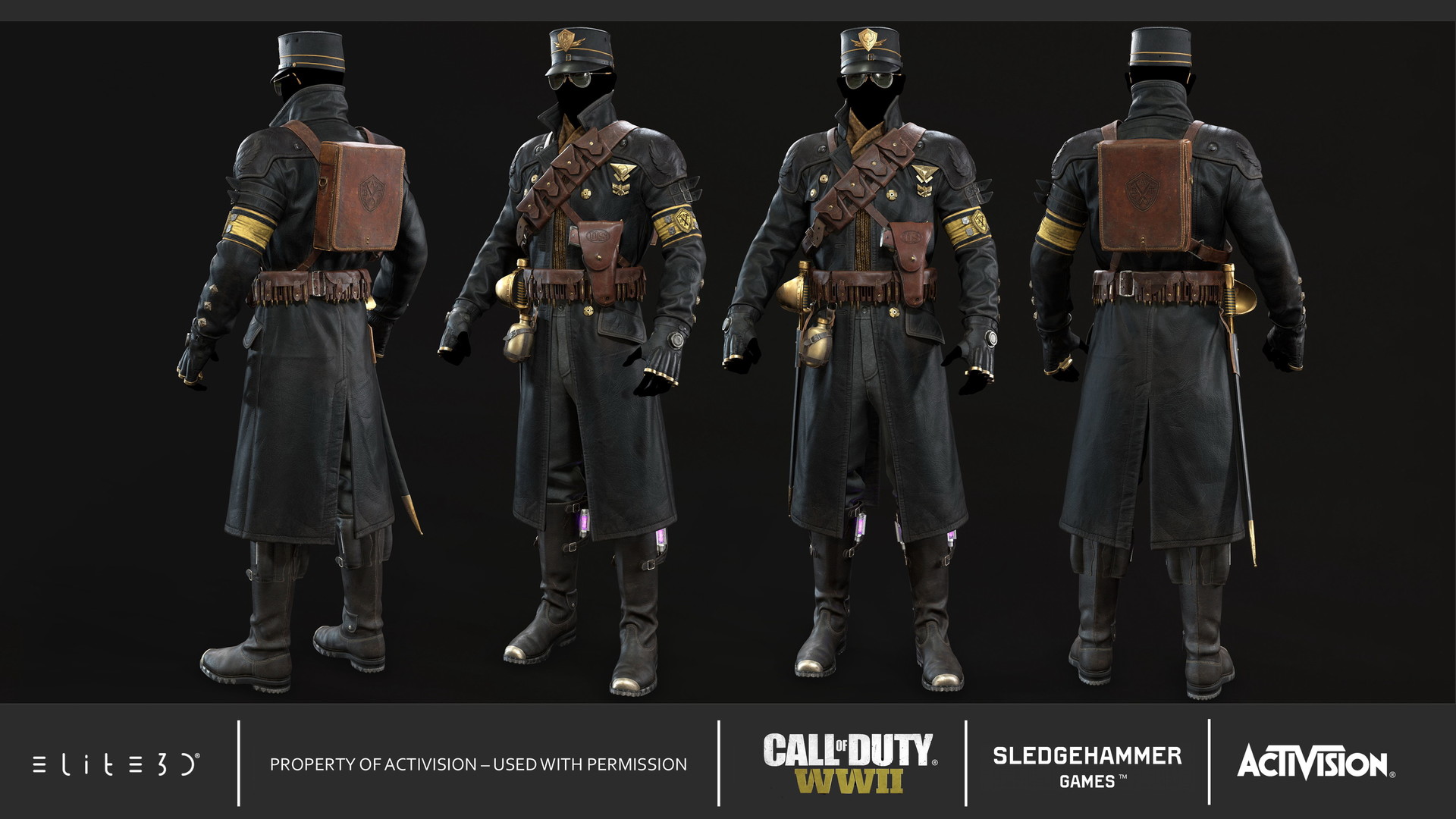 elite3d studio - Call of Duty: World War II Zombie Mode Characters Round 2