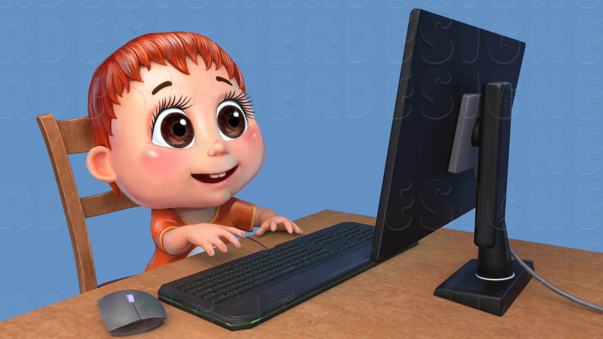 ArtStation - Google with computer