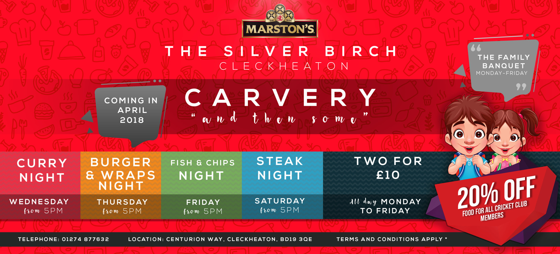 ArtStation - Marstons Menu Design