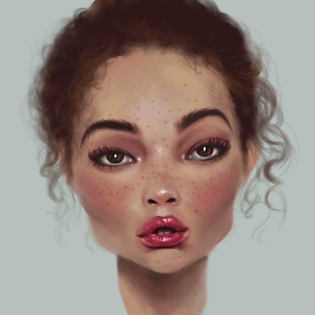 ArtStation - Exotic portrait