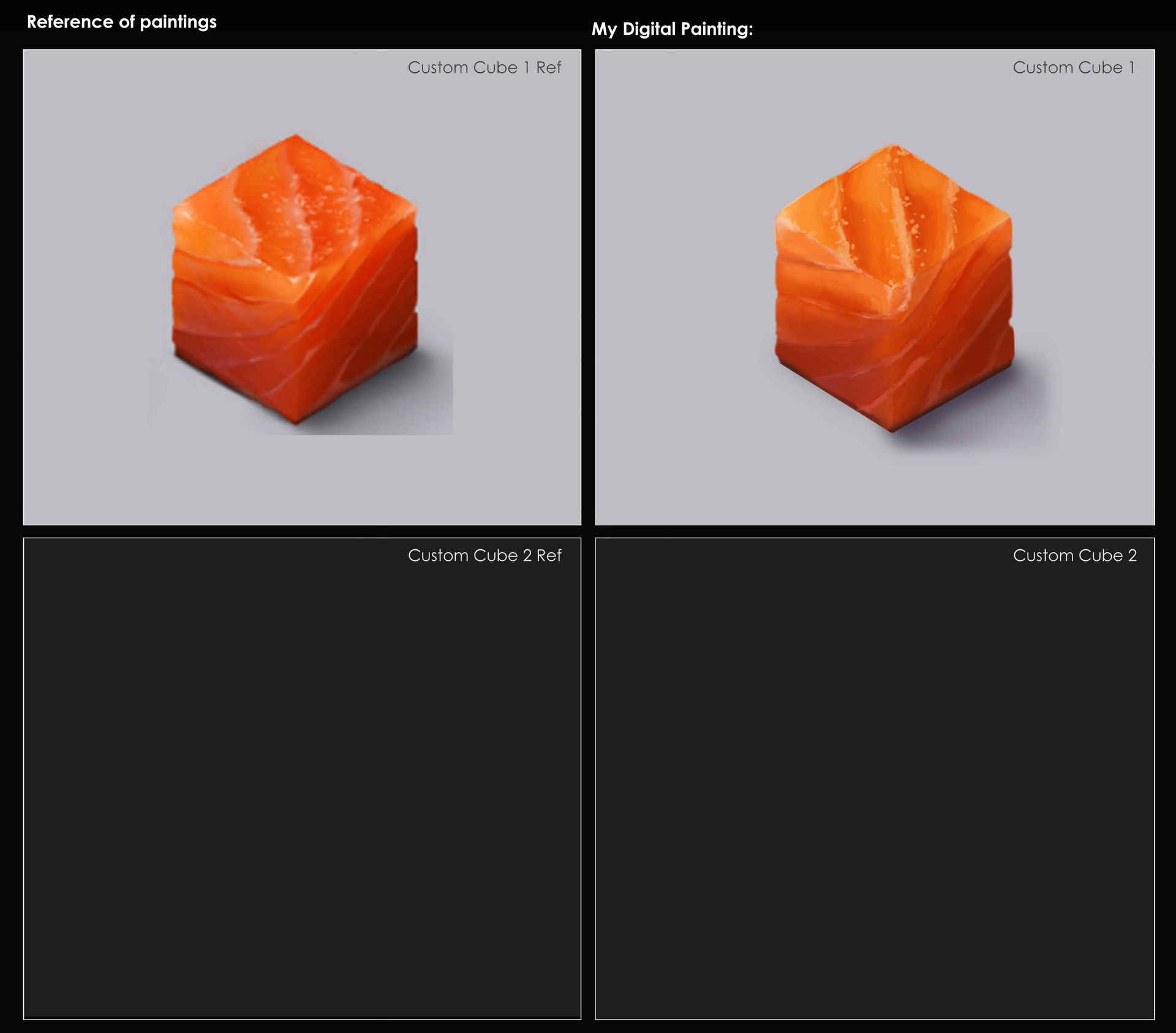 ArtStation - Material Cube Study