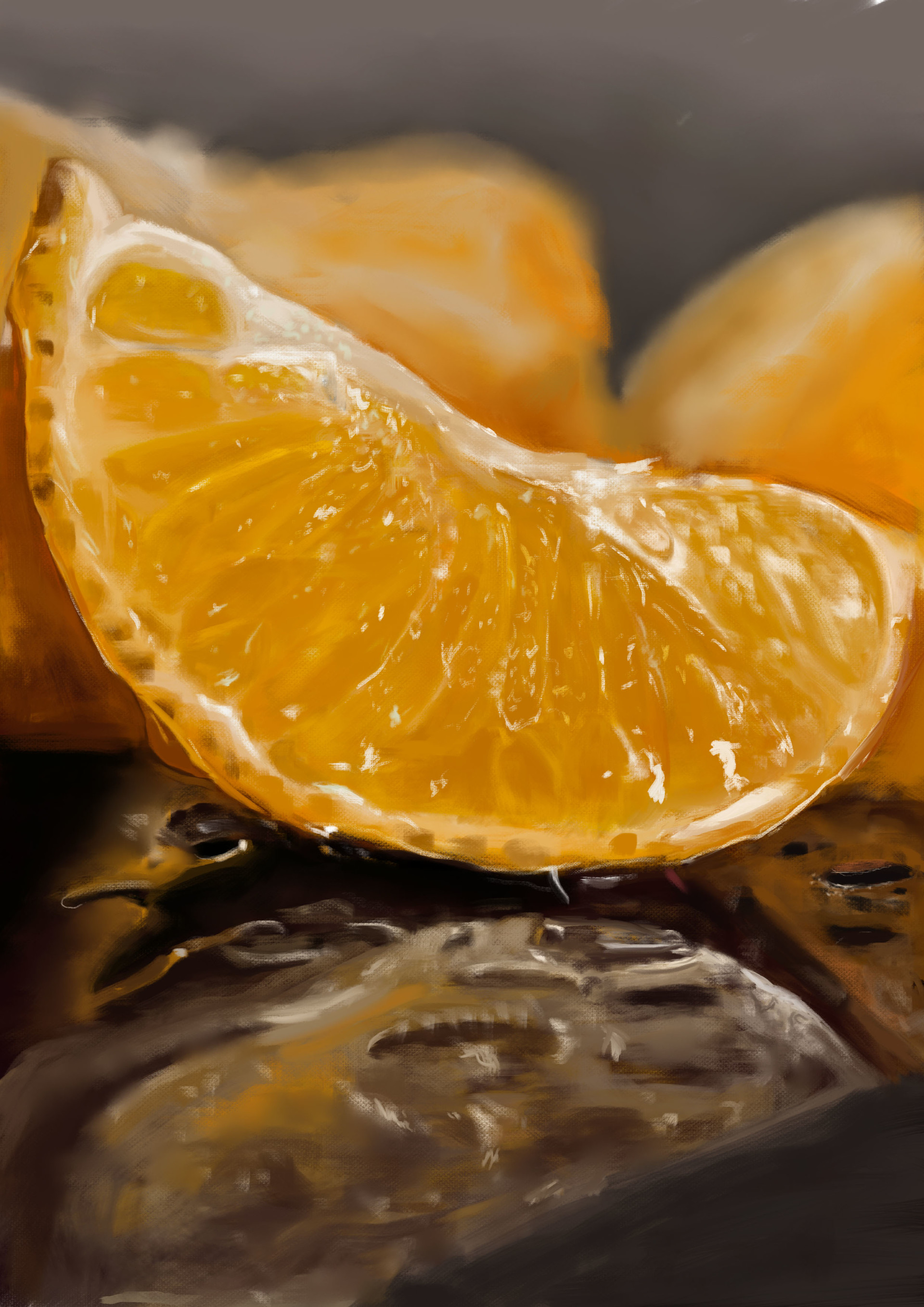 ArtStation - Orange Material Study