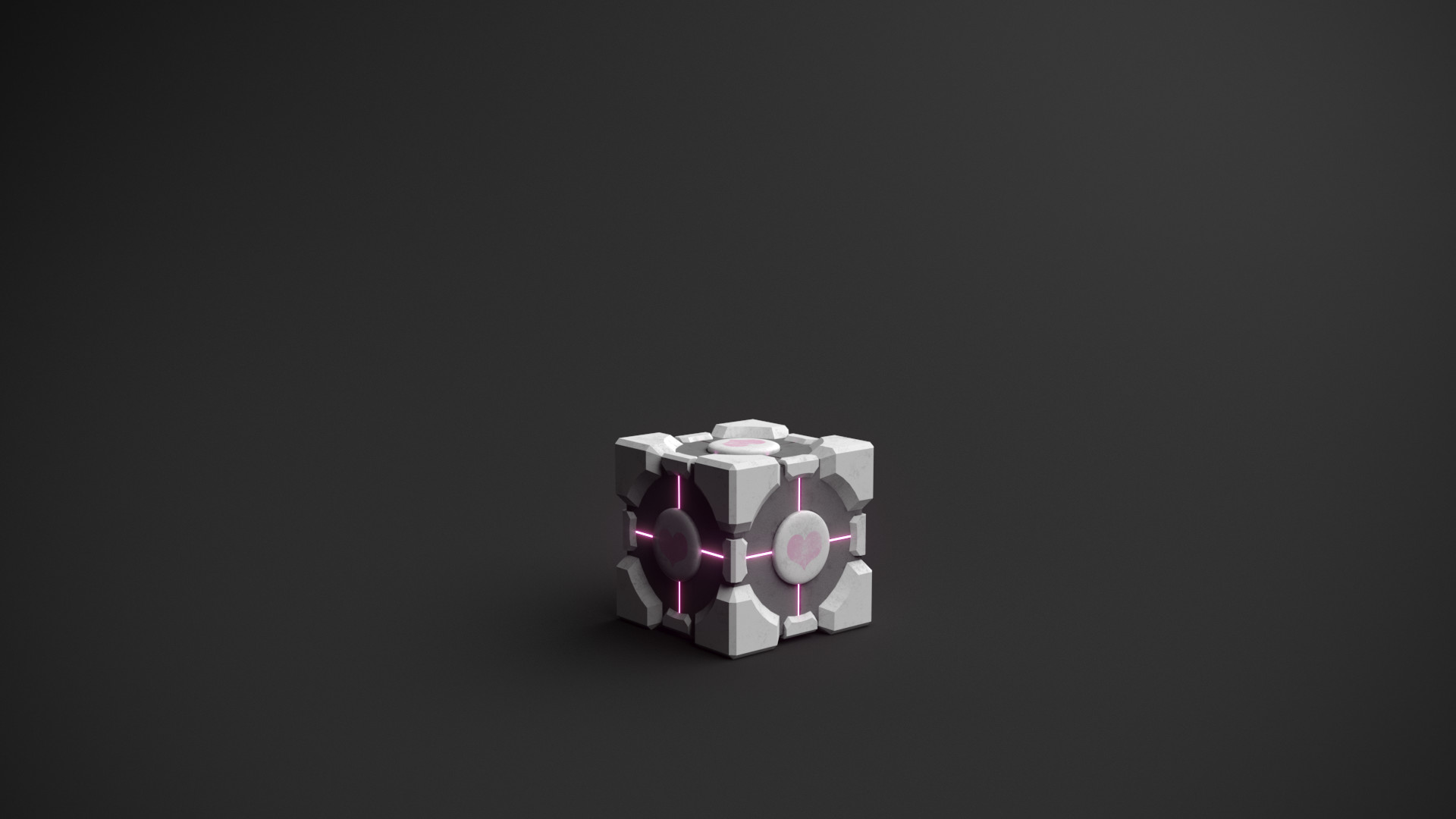 ArtStation - Portal Companion Cube