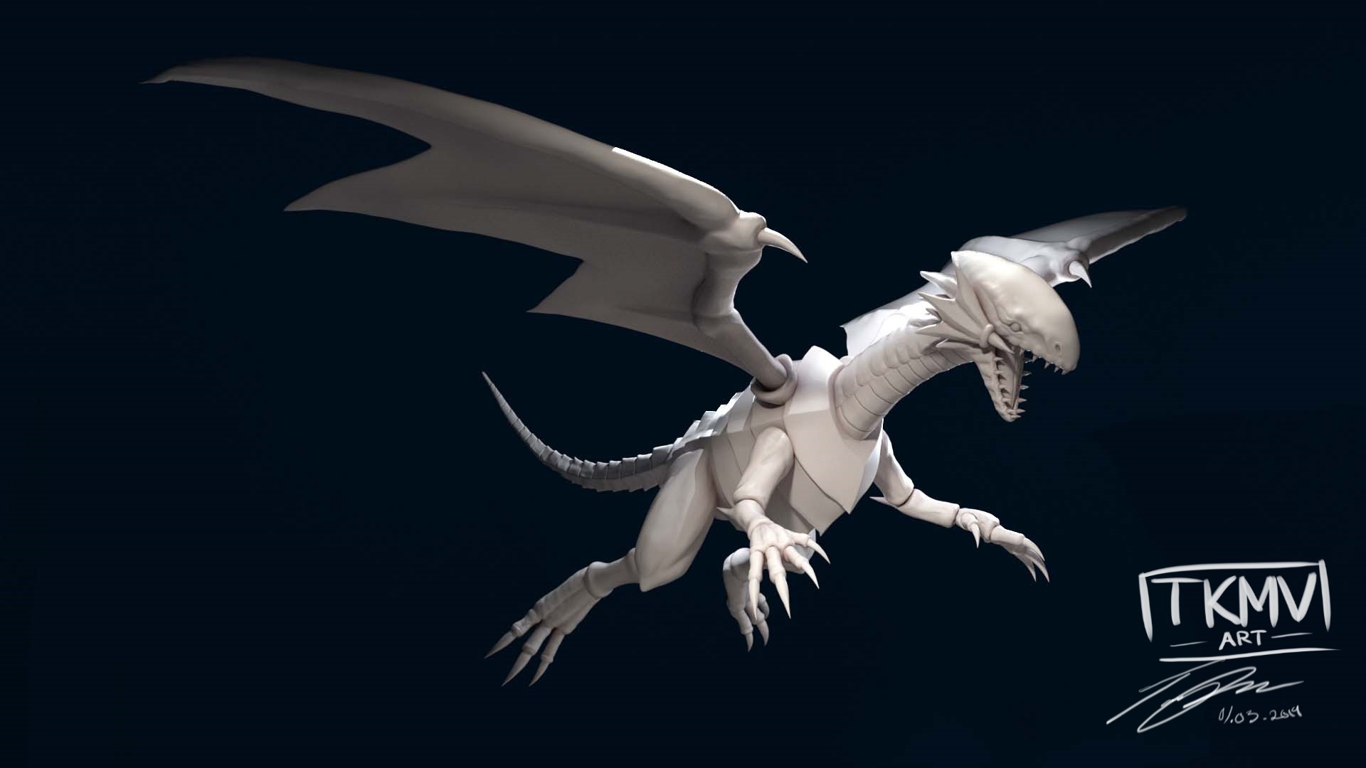 White Night Fury With Blue Eyes