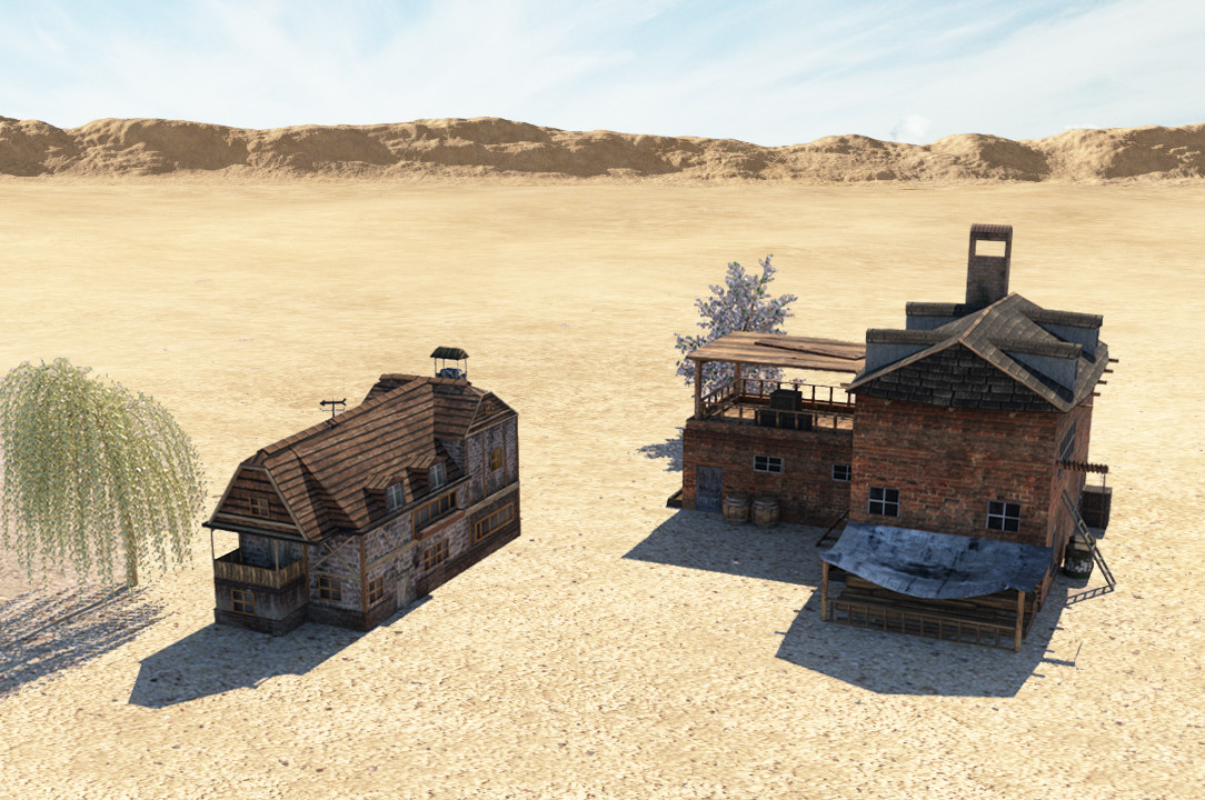 ArtStation - Desert Village