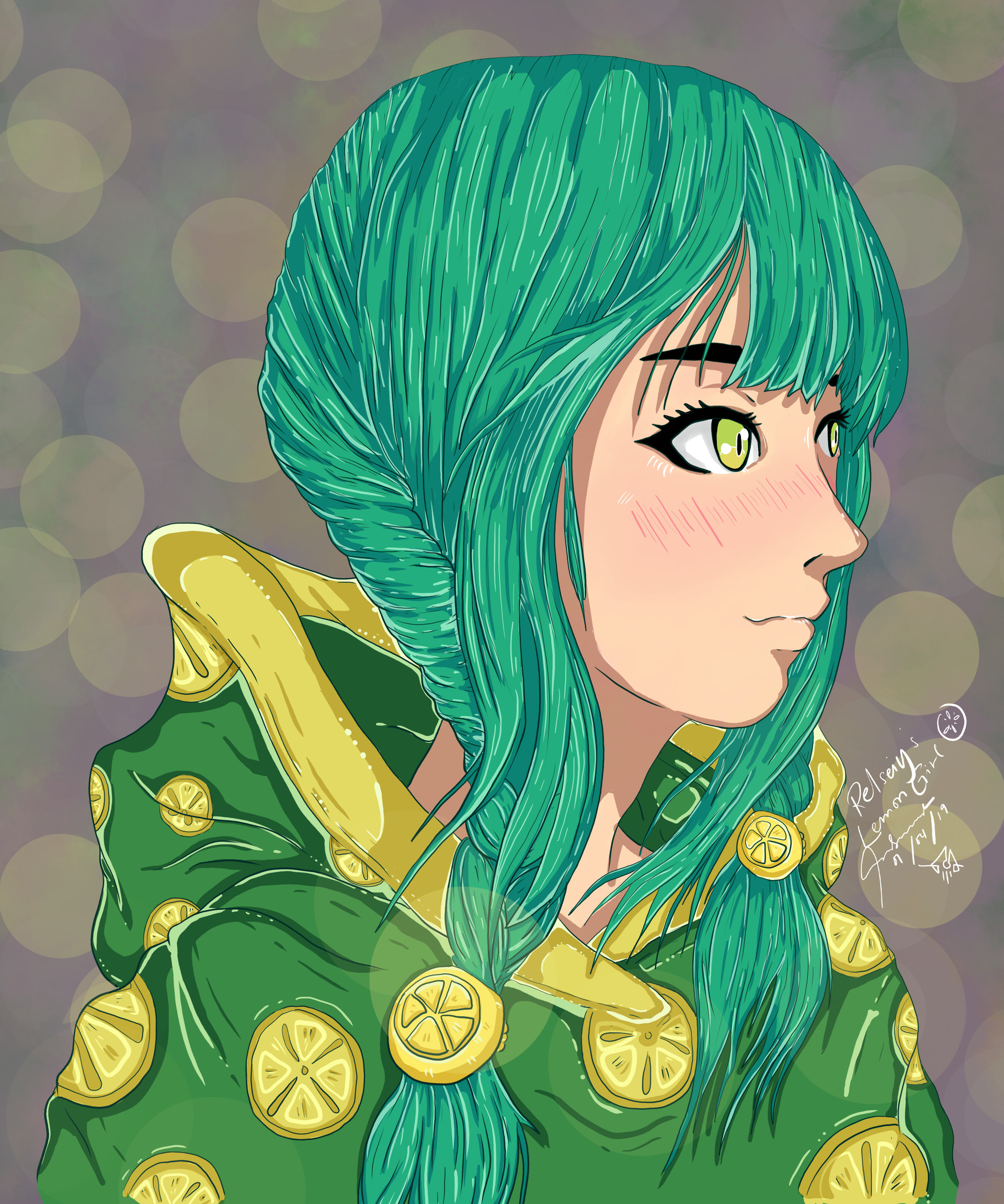 ArtStation - Relseiy's Lemon Girl OC~