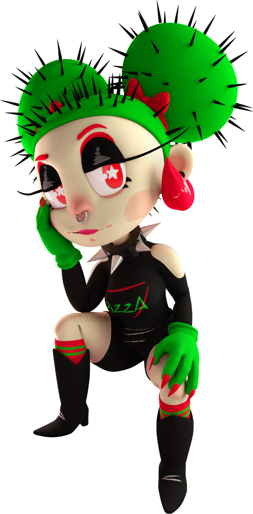 ArtStation - Caci 3D character model