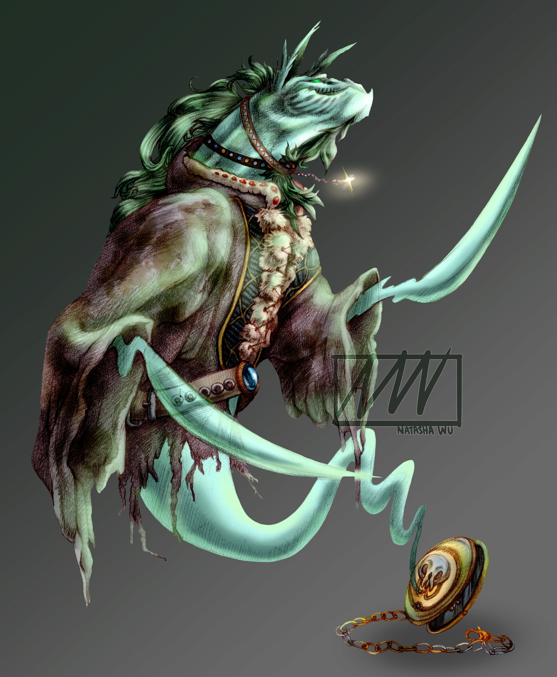 ArtStation - Concept Art: Wendigo Ghost