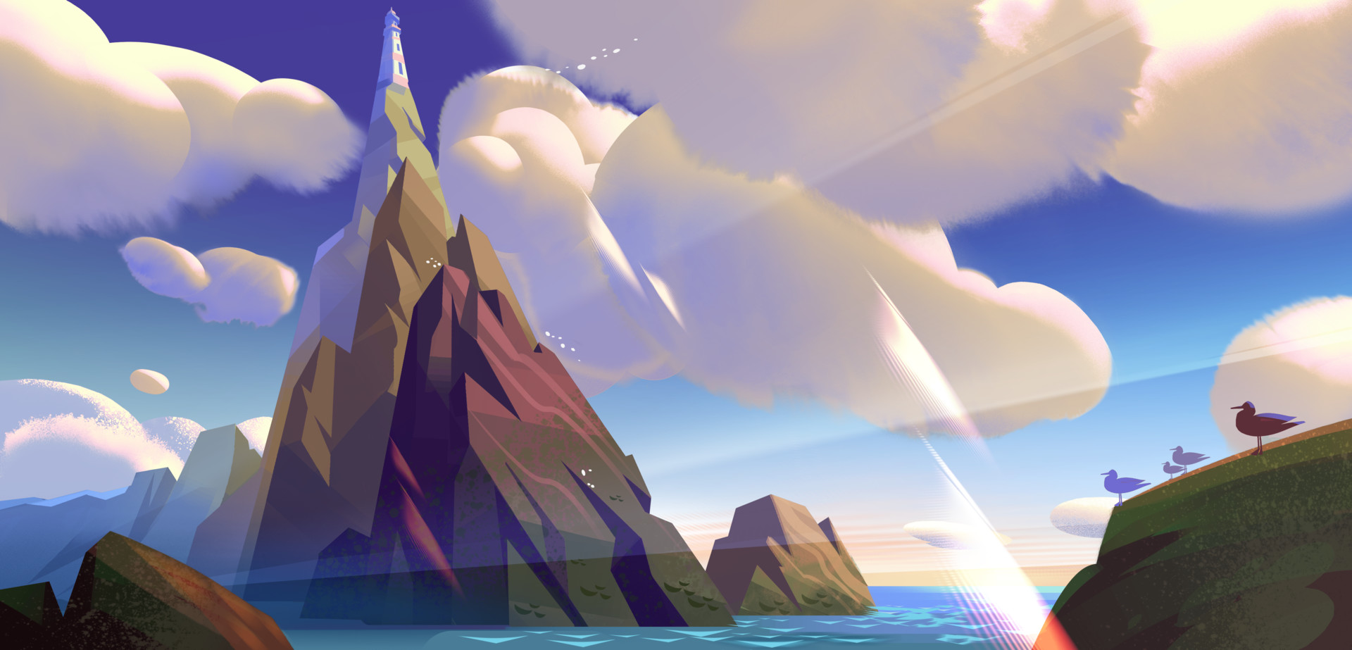 ArtStation - Animated series "SOBEZ" Studio "Parovoz". Backgrounds. Part 1