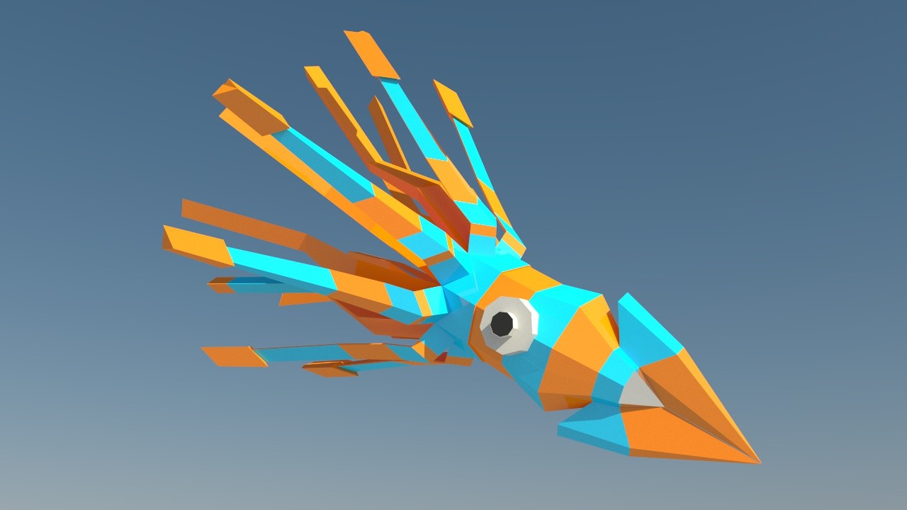 ArtStation - squid low poly