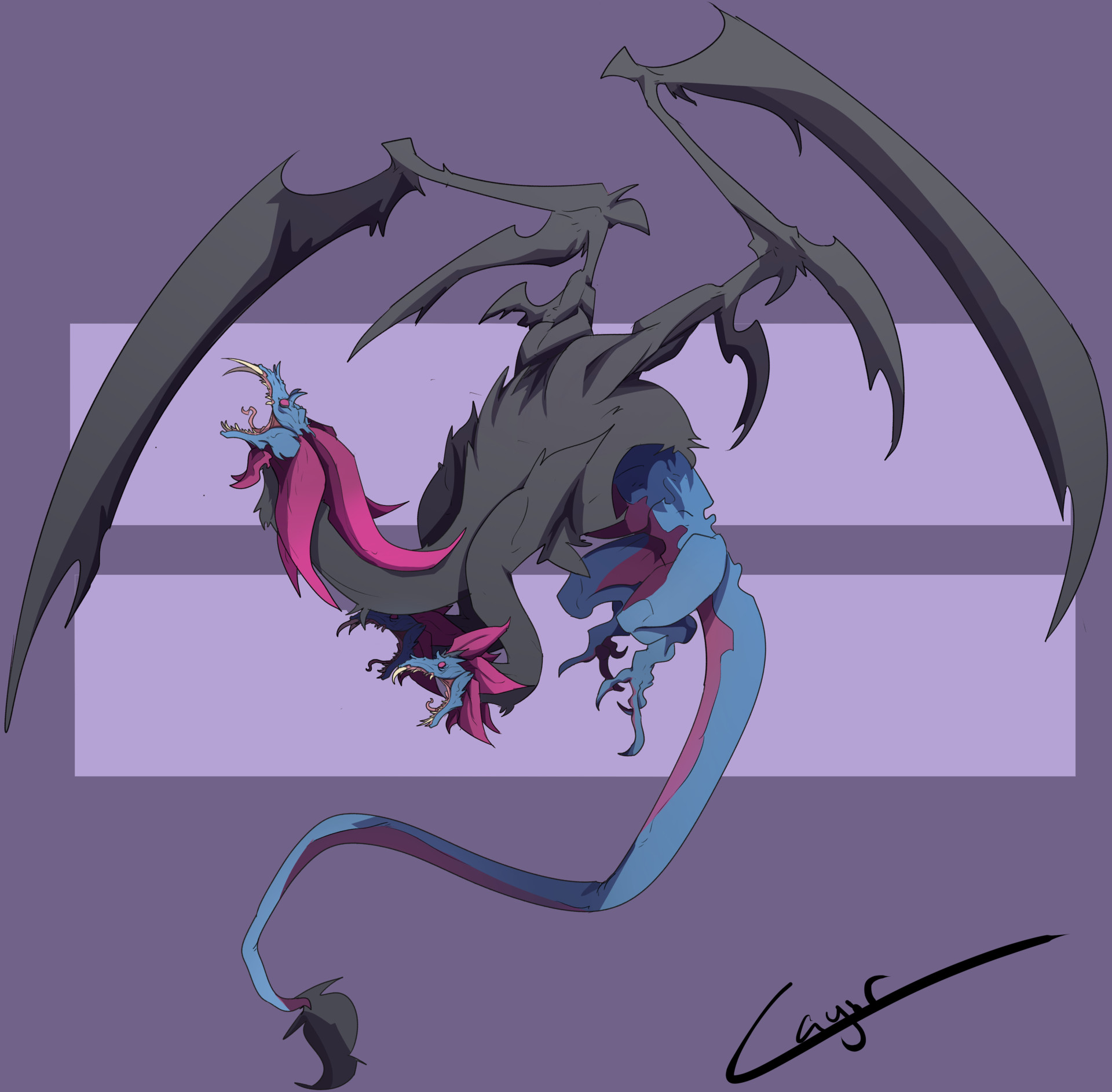 hydreigon coloring