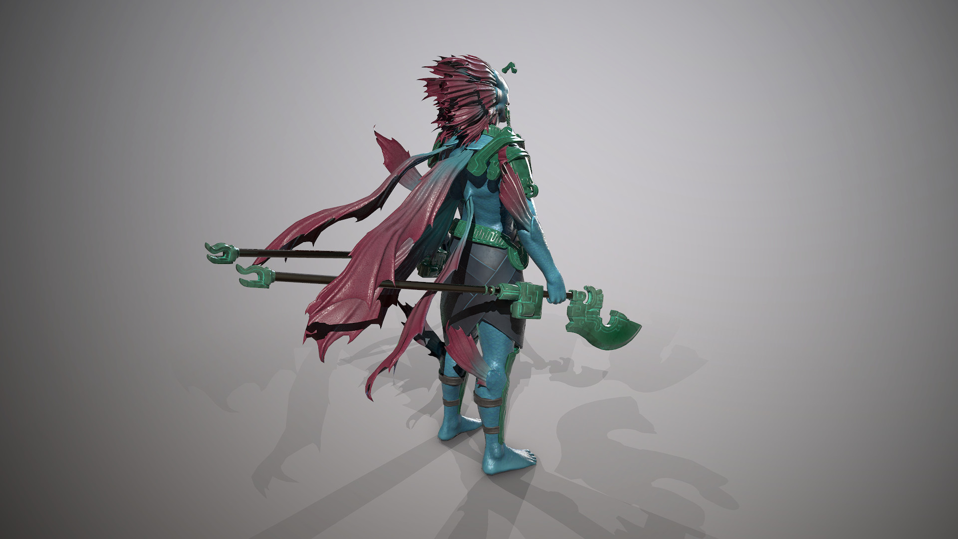 Johnny Le - Kumena, Tyrant of Orazca - MTG Fan Art