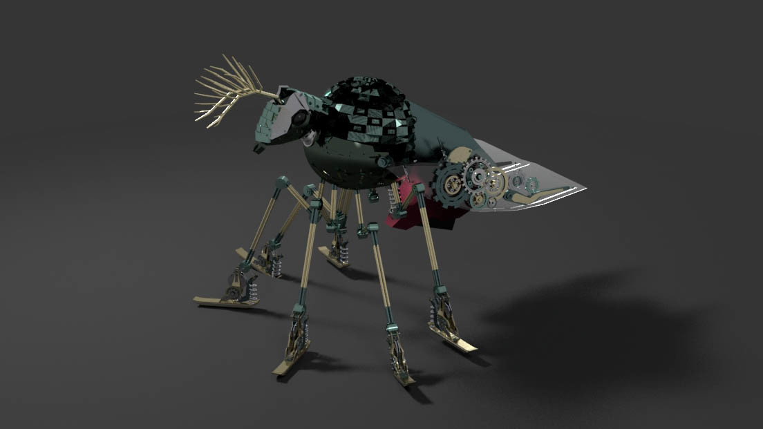 ArtStation - robotic insect 3d model