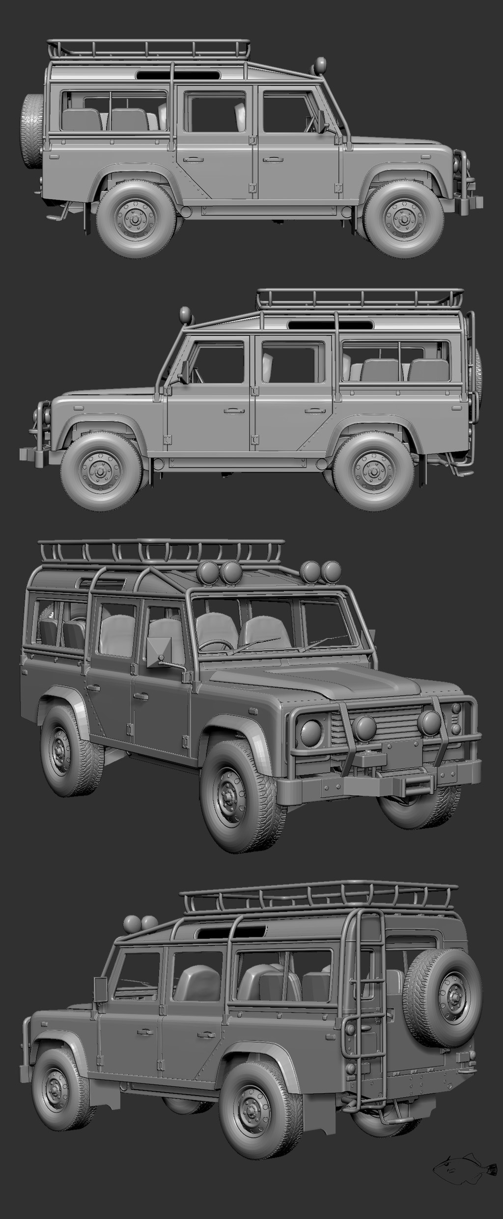 ArtStation - Land Rover Defender