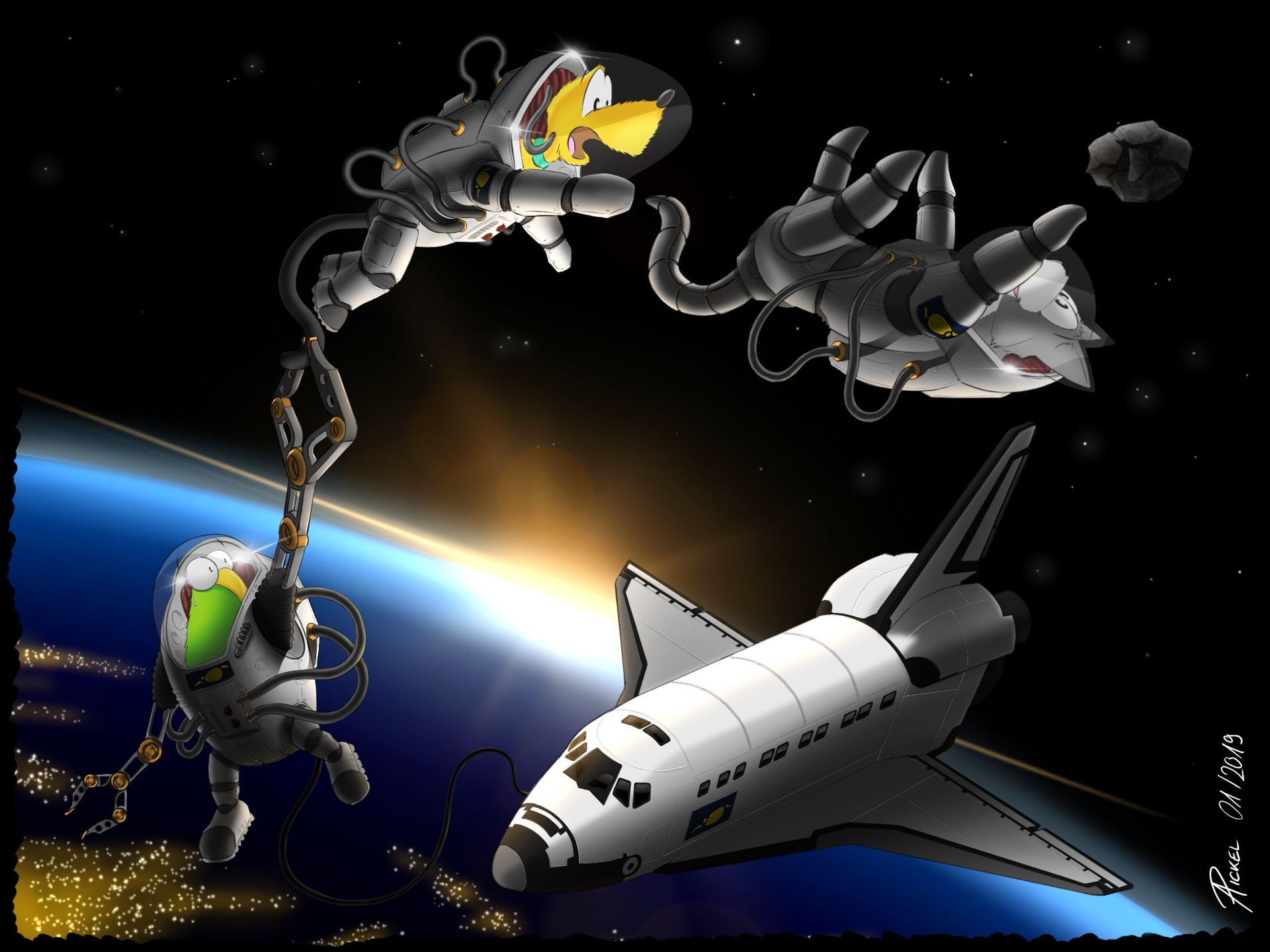 ArtStation - Day 64 - Space