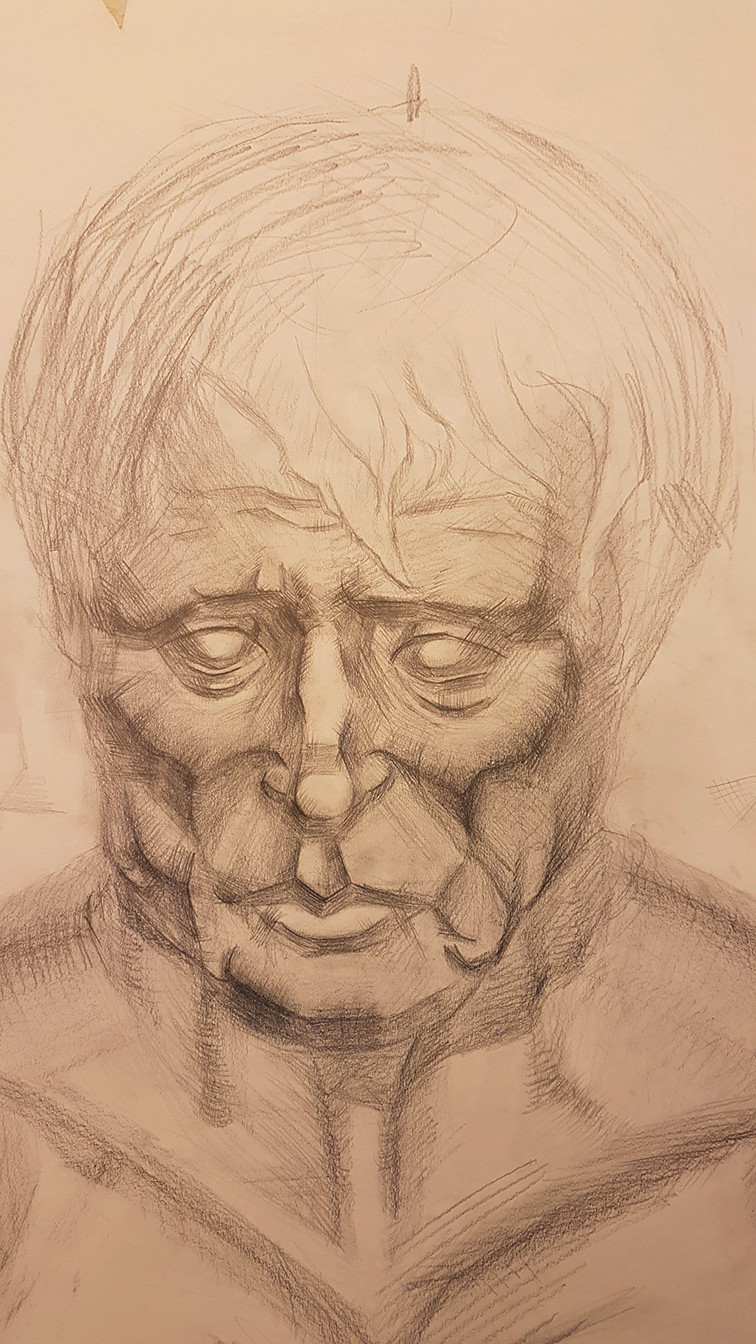 ArtStation - Bust drawing study