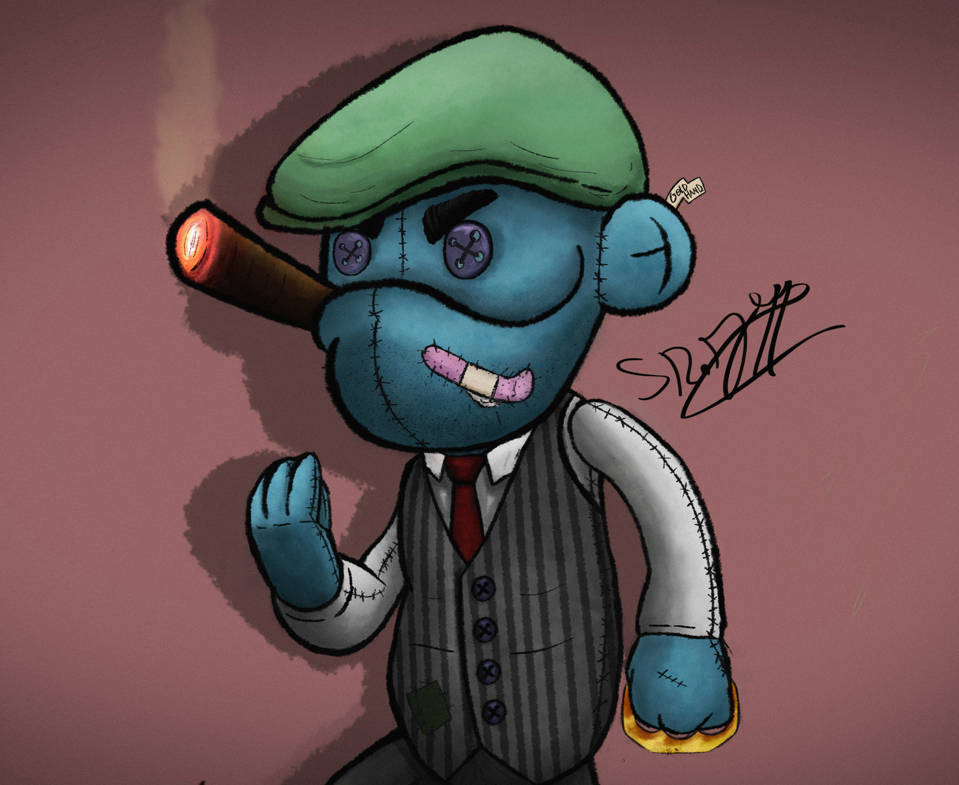 ArtStation - Gold hand