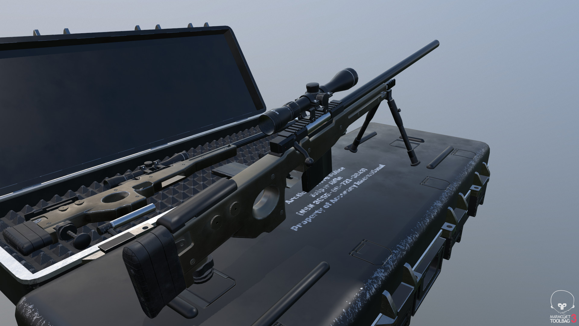 ArtStation - Arctic Warfare Police Accuracy International