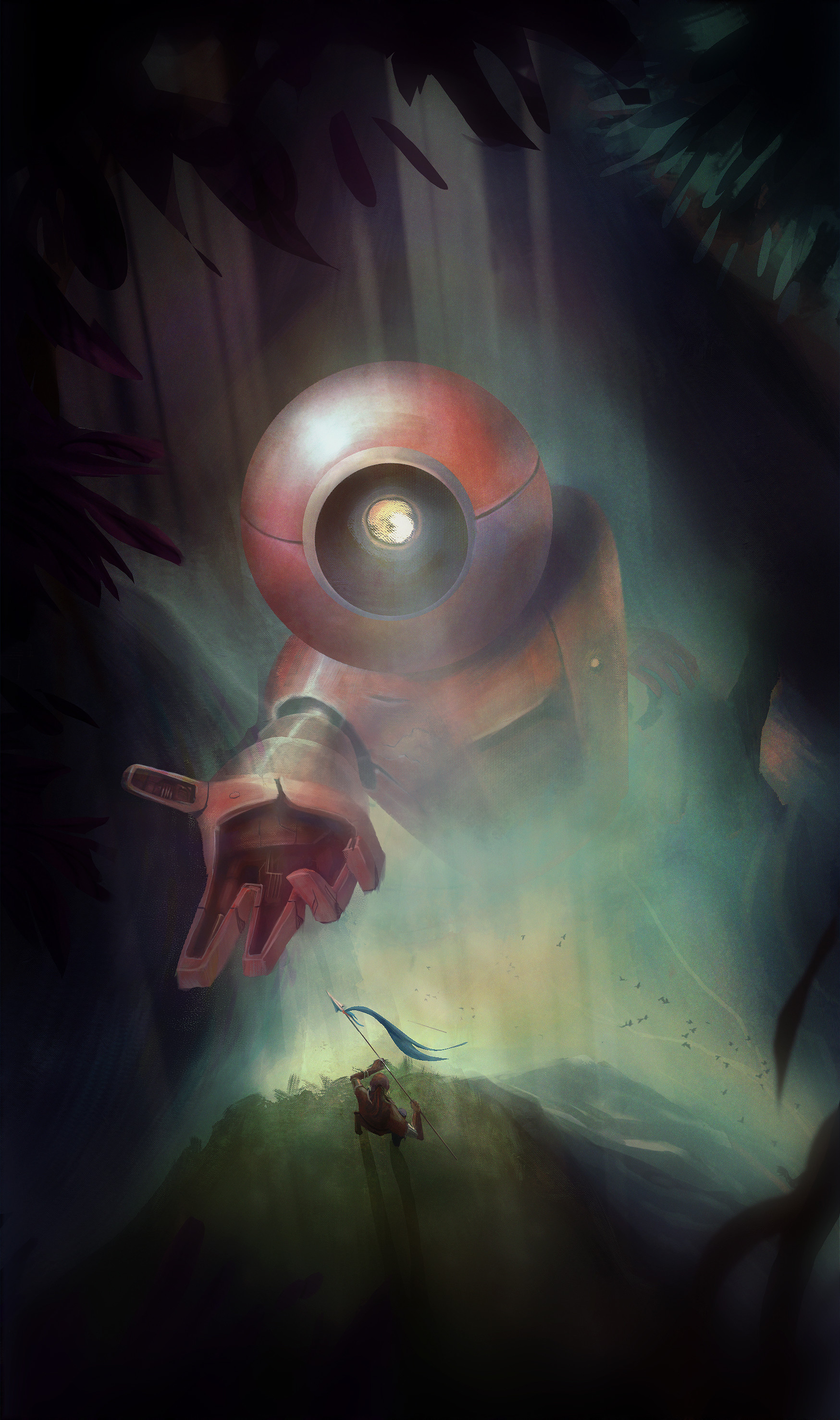 ArtStation - The Big God-Bot