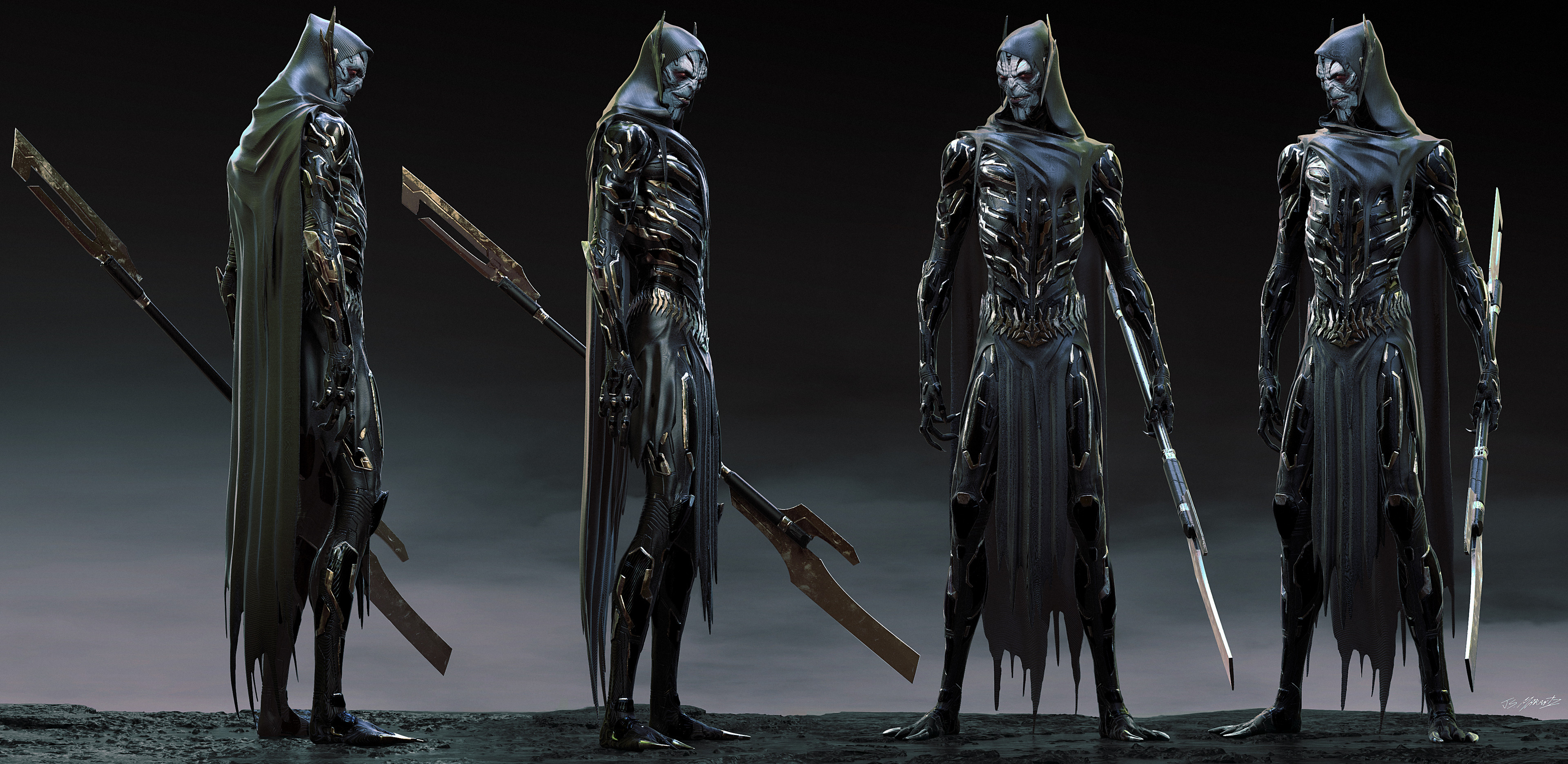 Jerad S. Marantz - AVENGERS INFINITY WAR: Corvus Glaive Concept Art