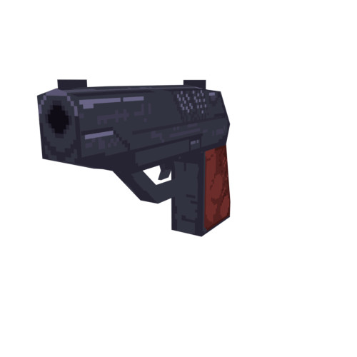 ArtStation - Low Poly Pistol