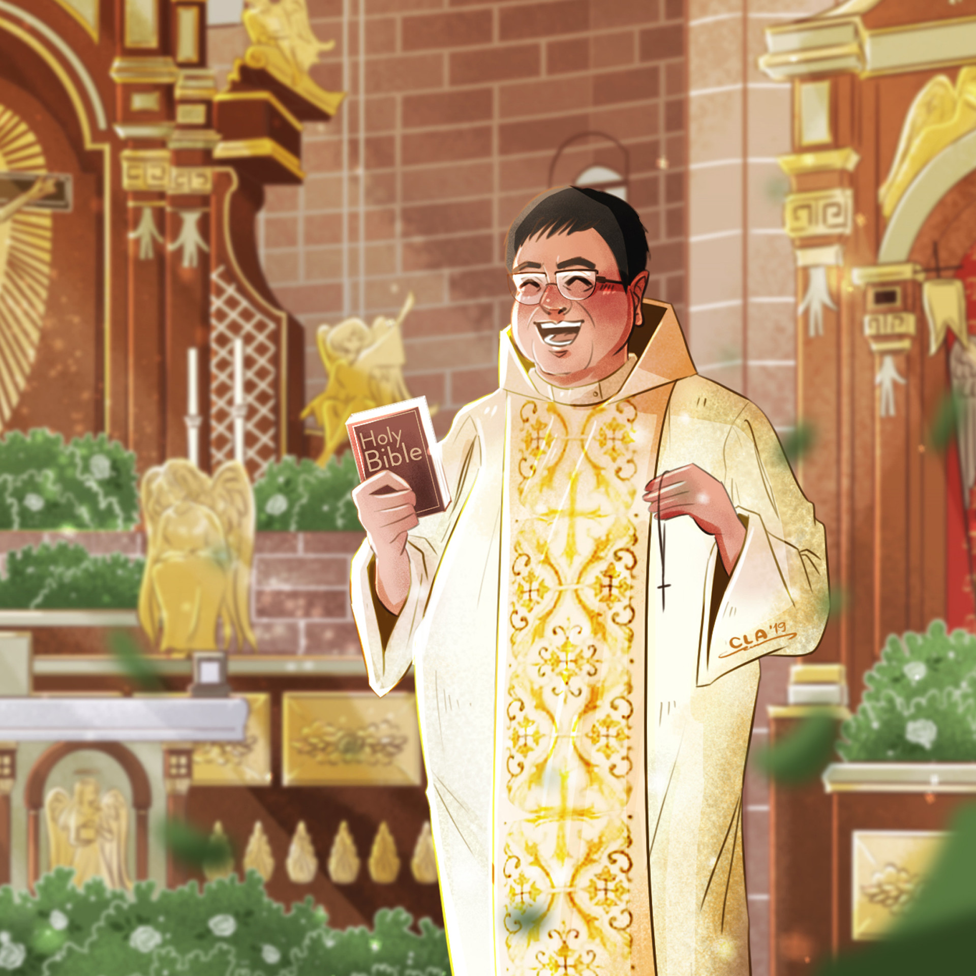ArtStation - The Happy Priest