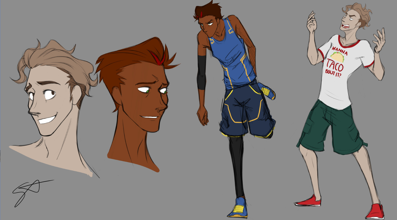 Sketchy Alley - Original Modern Characters