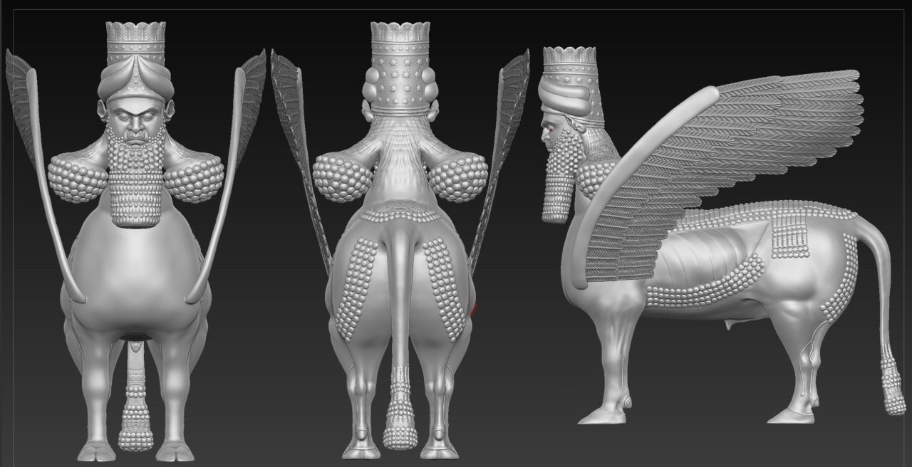 ArtStation - Winged bull (Babylon)