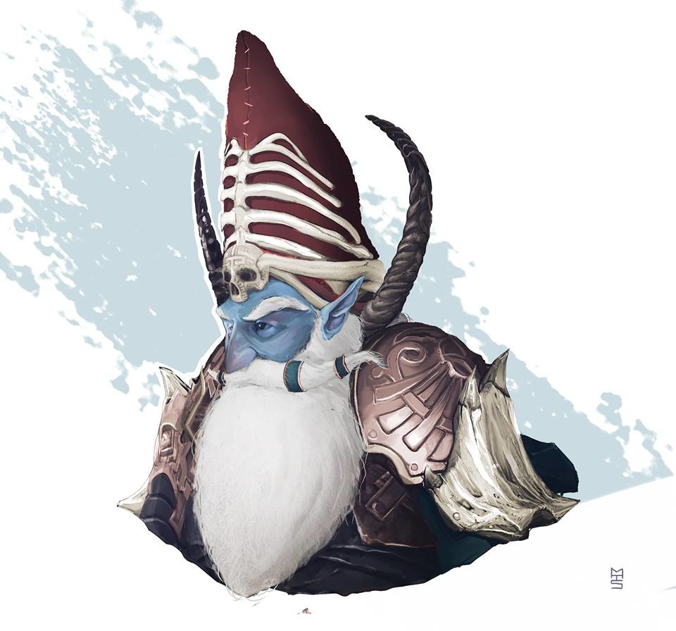 ArtStation - Necromancer Dwarf Character Concept