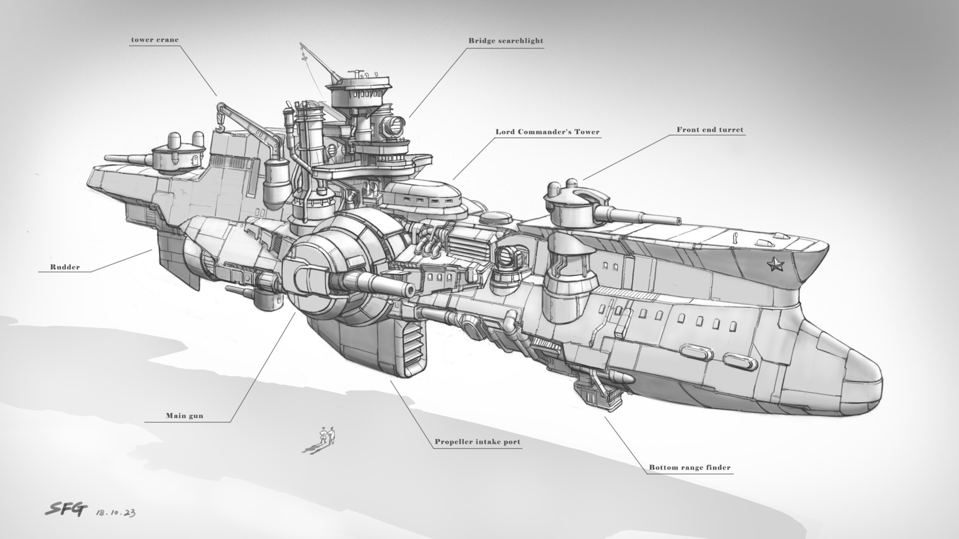 ArtStation - Old Cruiser