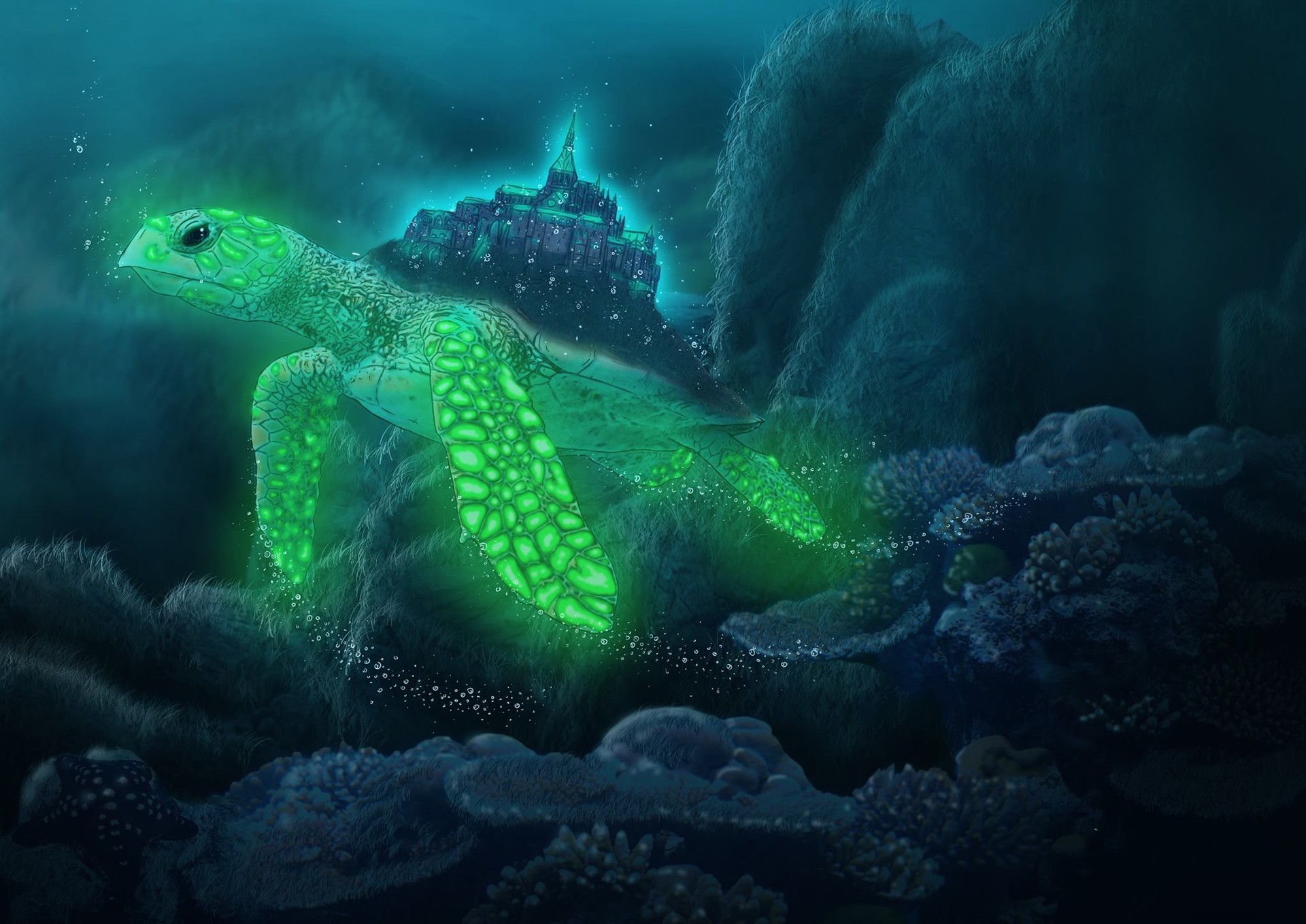 ArtStation - Mattpainting Turtle