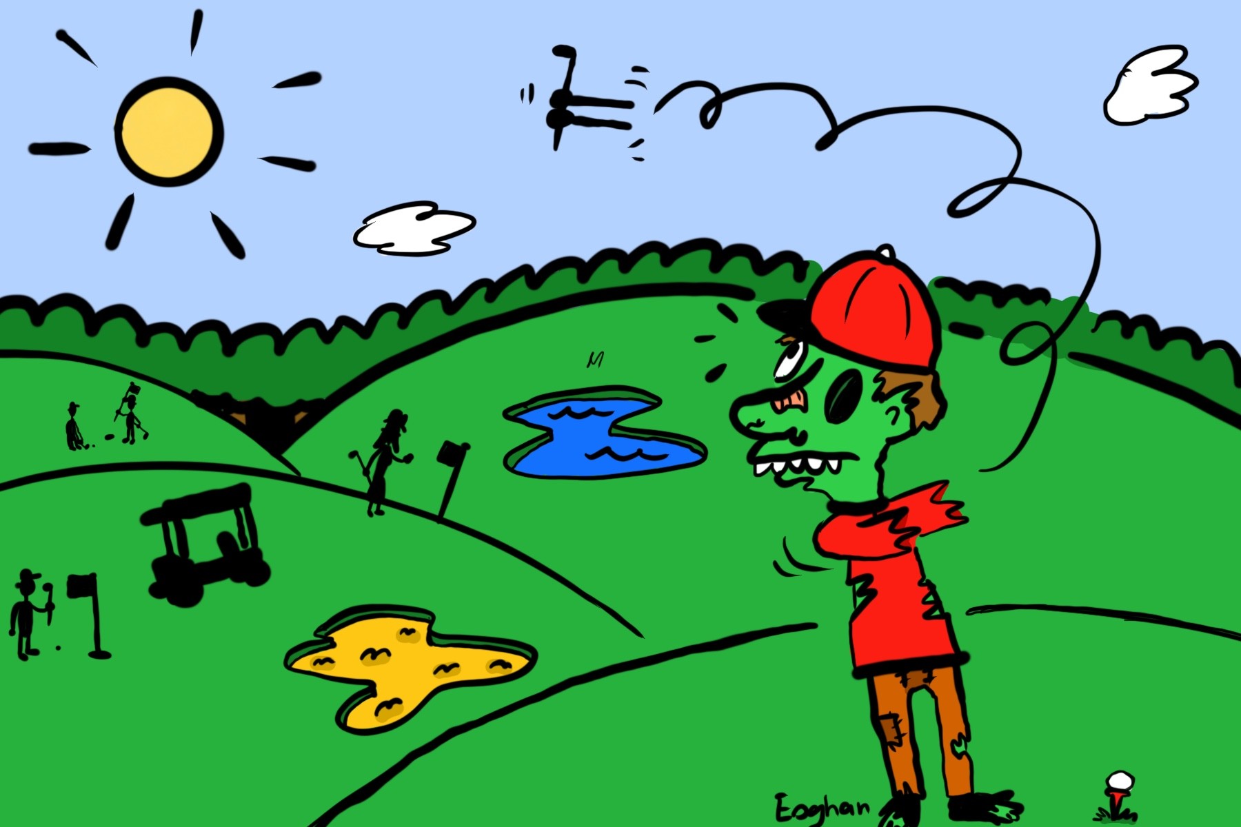 ArtStation - Zombie Golf