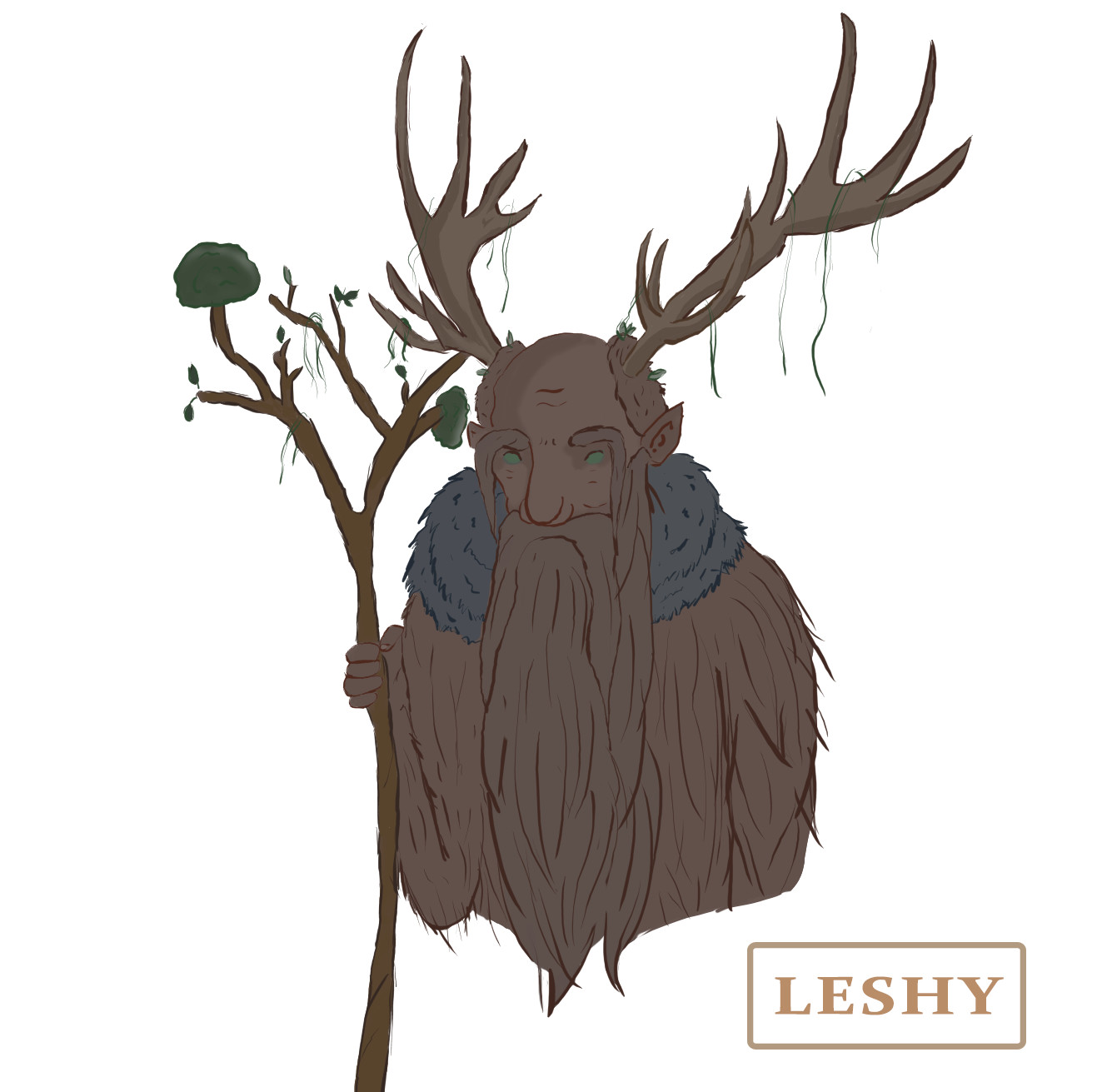 ArtStation - Leshy (forest spirit)