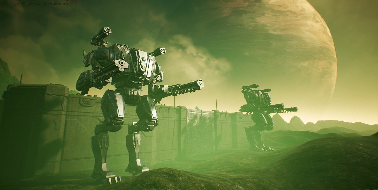 ArtStation - Unreal Engine 4 Gameplay Scene ( Robot - game model for my ...