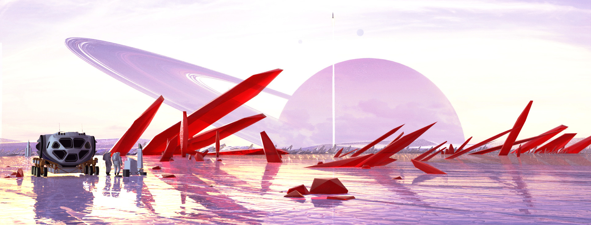 ArtStation - From the Moon to Mars and Beyond