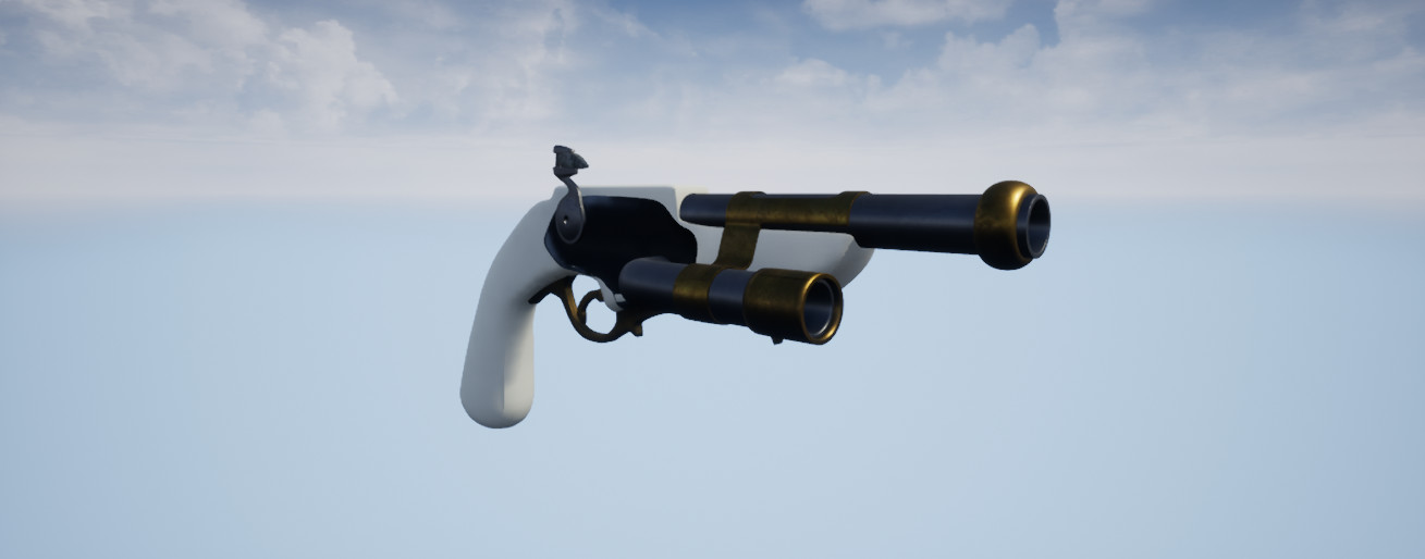 ArtStation - WIP Master Clockwork Pistol