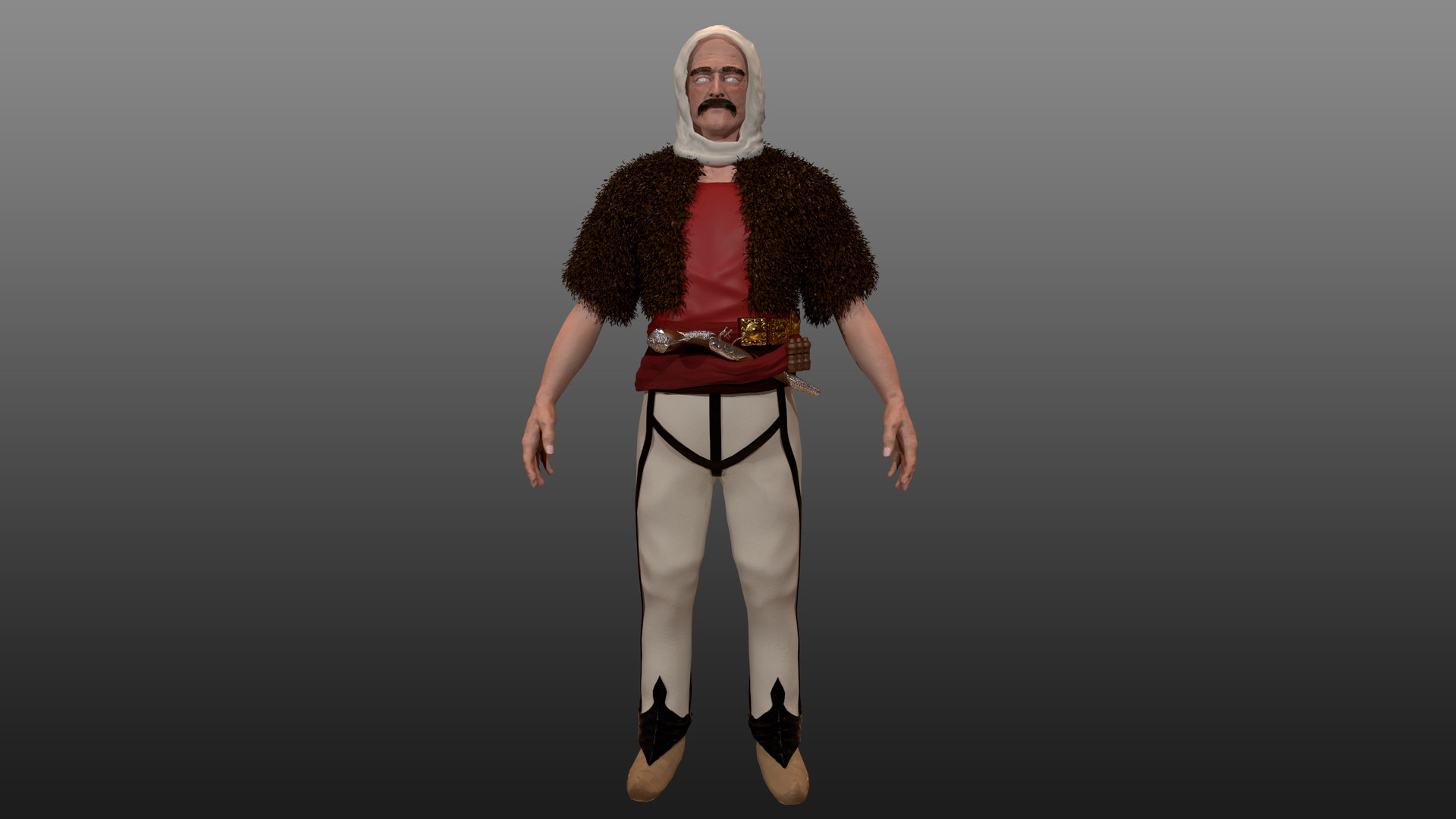 ArtStation - Malësor soldier - Northern albania WIP (referenced from ...