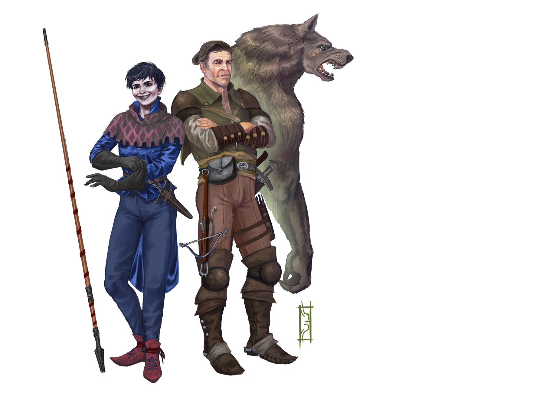 ArtStation - dnd characters 2.