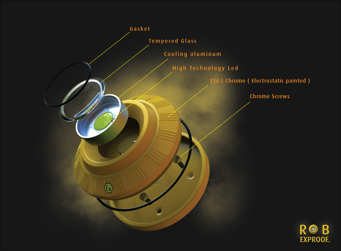 ArtStation - Technical & Electrical Design Exproof Light