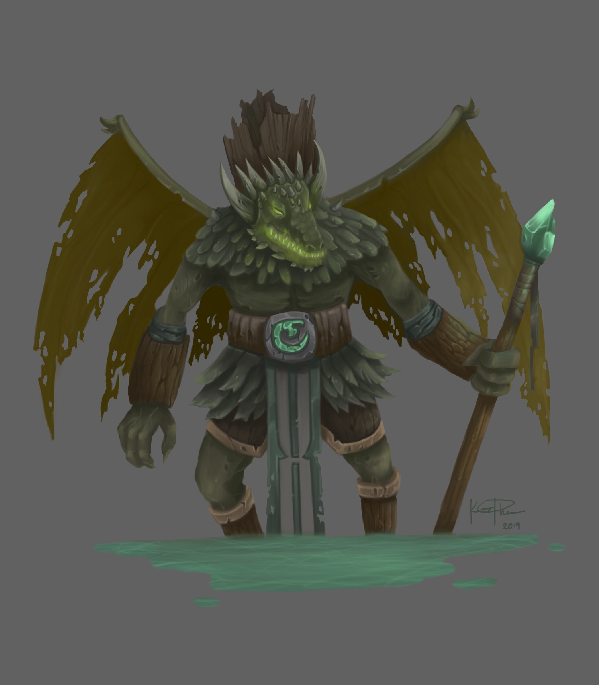 ArtStation - Swamp Dragon