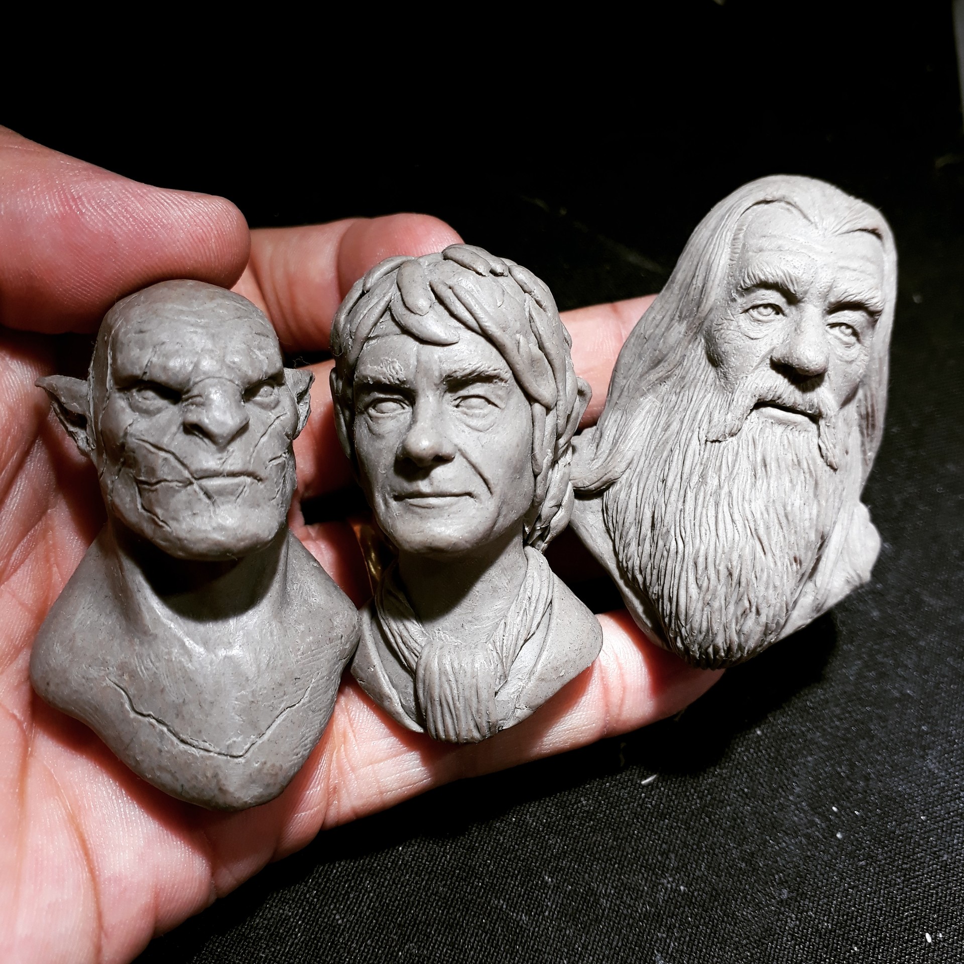 ArtStation - Azog, Bilbo e Gandalf